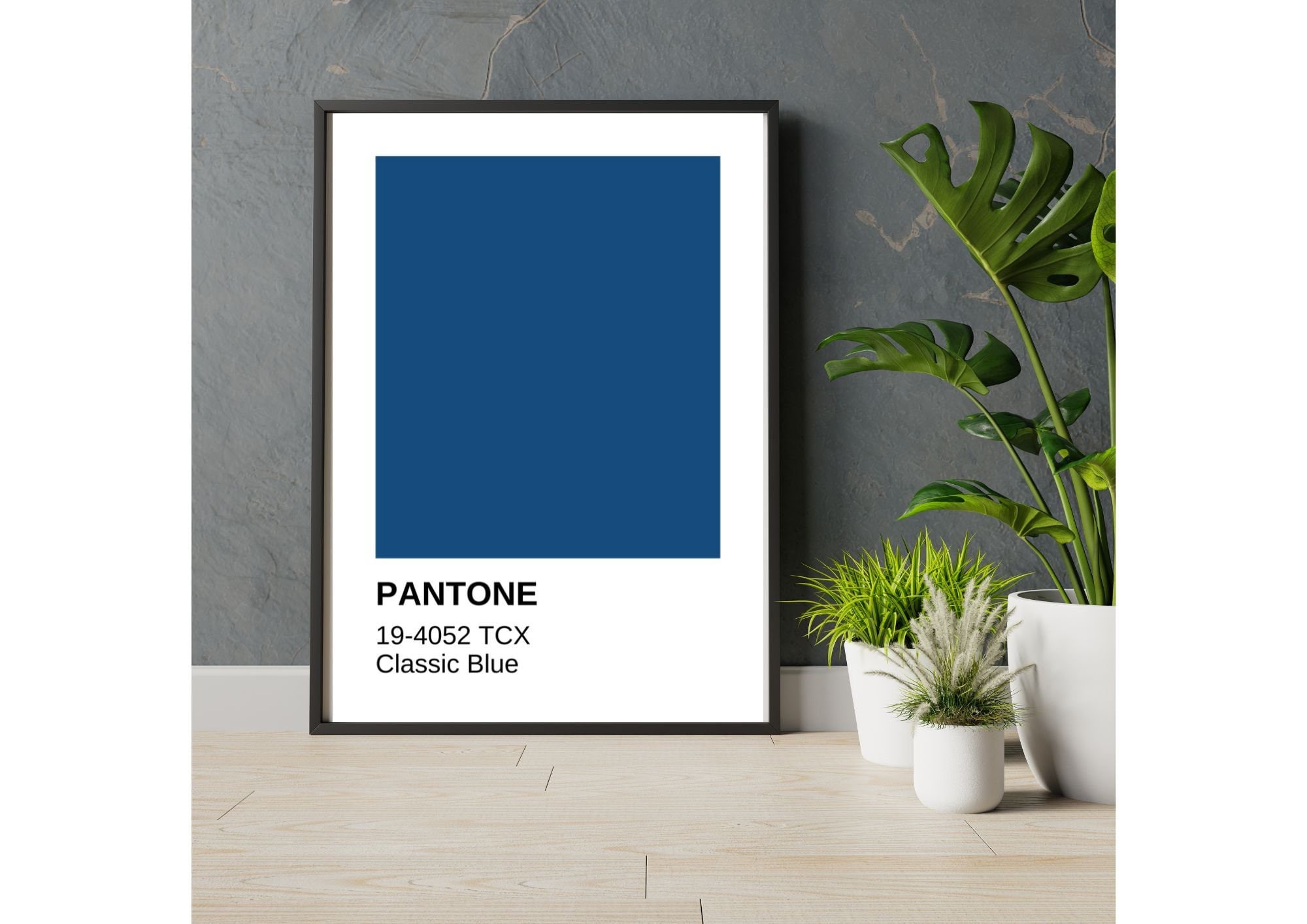 Classic Blue Pantone Print Printable Art, Digital Print, Print at Home ...