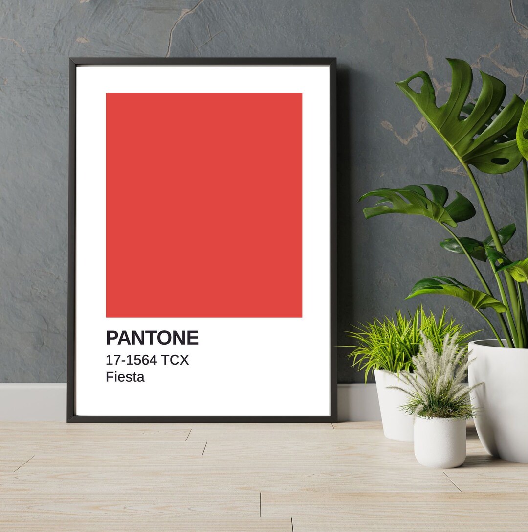 Fiesta Pantone Print Printable Art, Digital Print, Print at Home ...