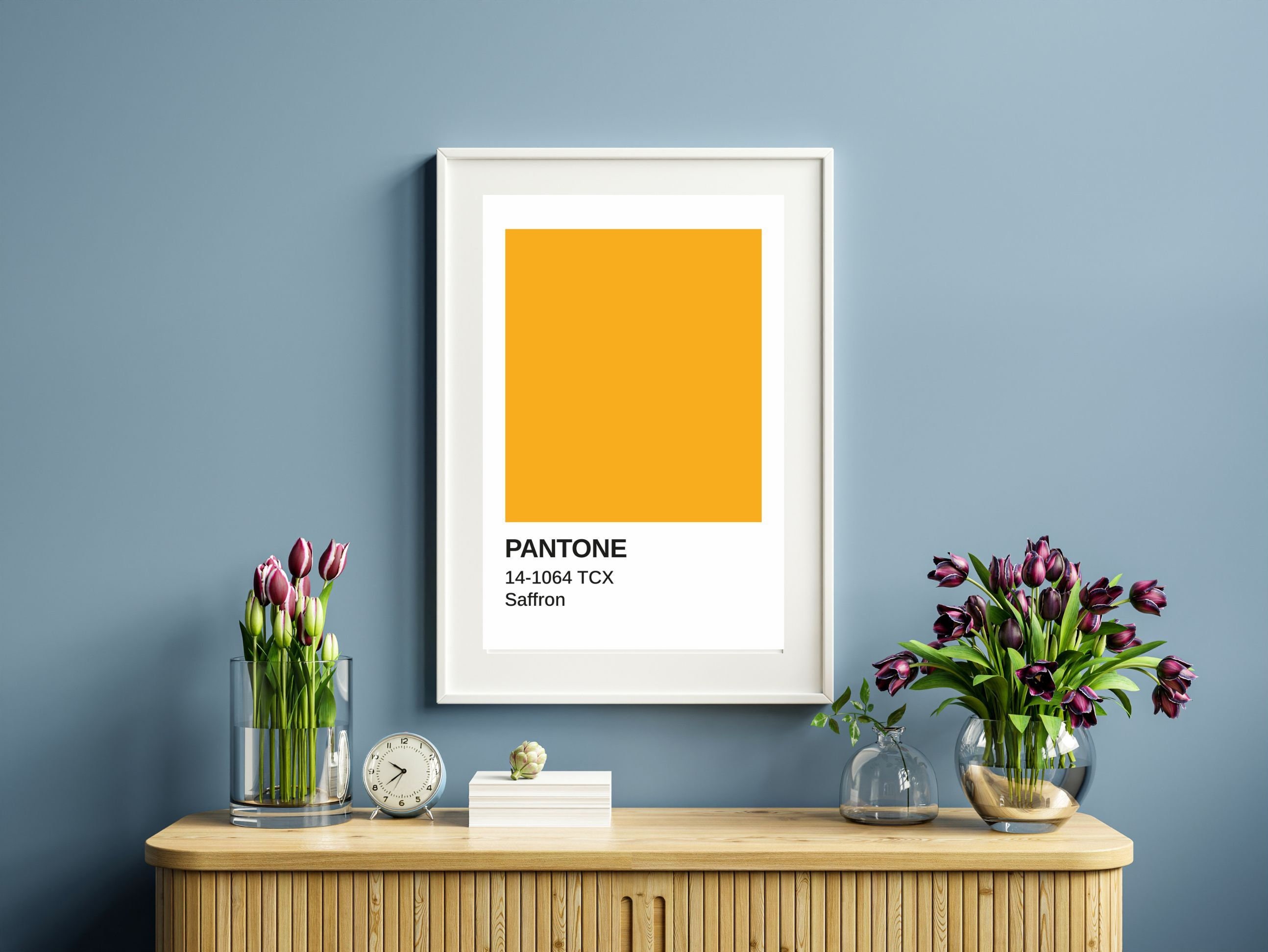 Saffron Pantone Print Printable Art Digital Print Print at - Etsy