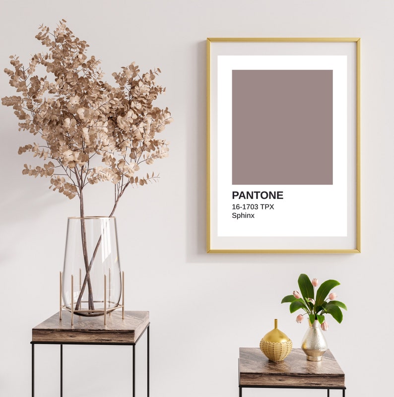 Sphinx Pantone Print Printable Art, Digital Print, Print at Home ...