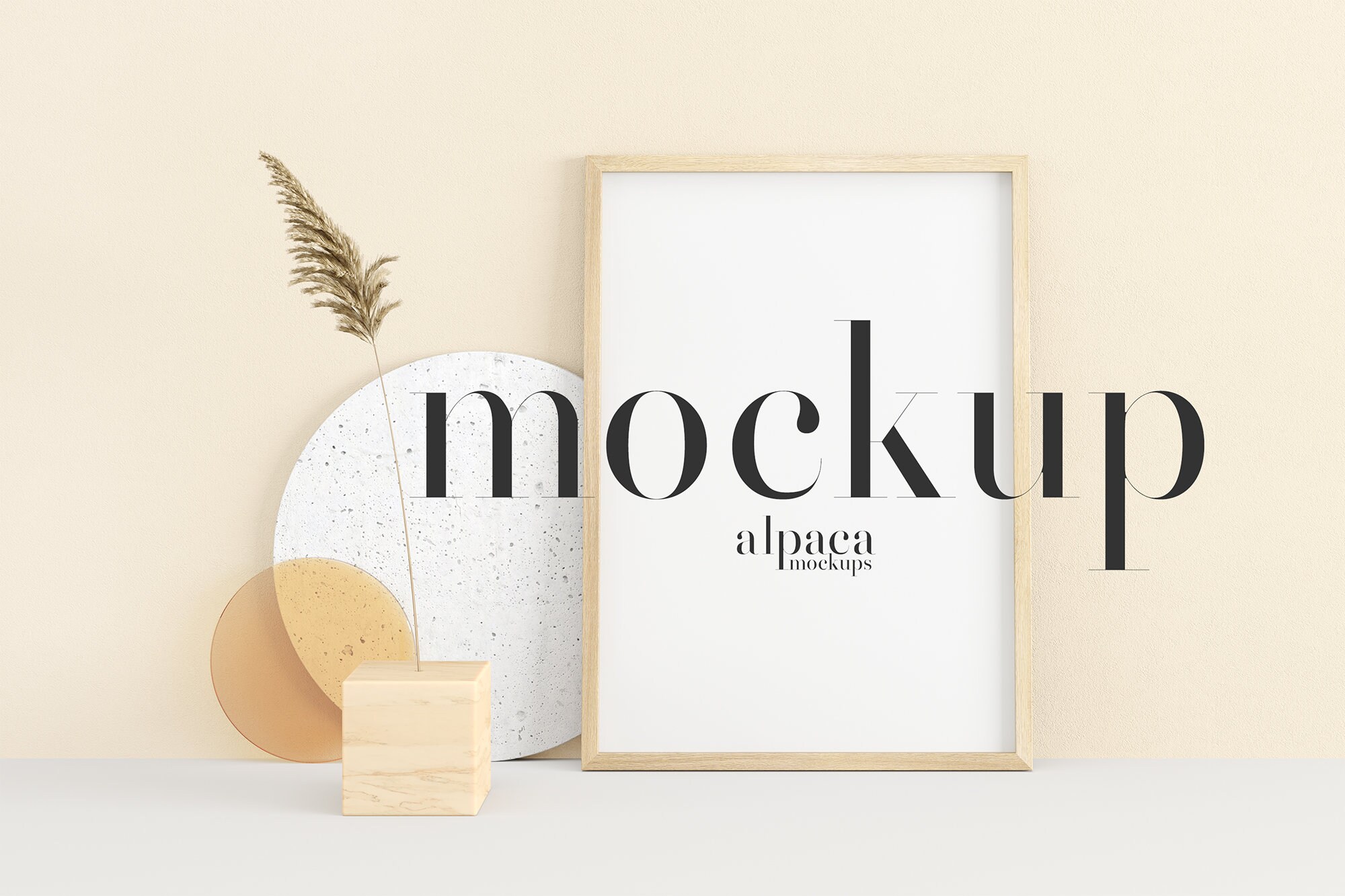 Frame Mockup Wood Frame Modern Mockup Poster Mockup Print | Etsy