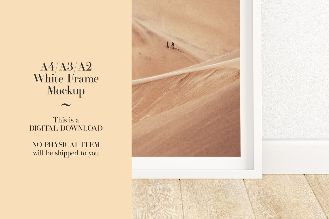 A4 A3 A2 A1 Frame Mockup White Frame Modern Mockup Frame - Etsy