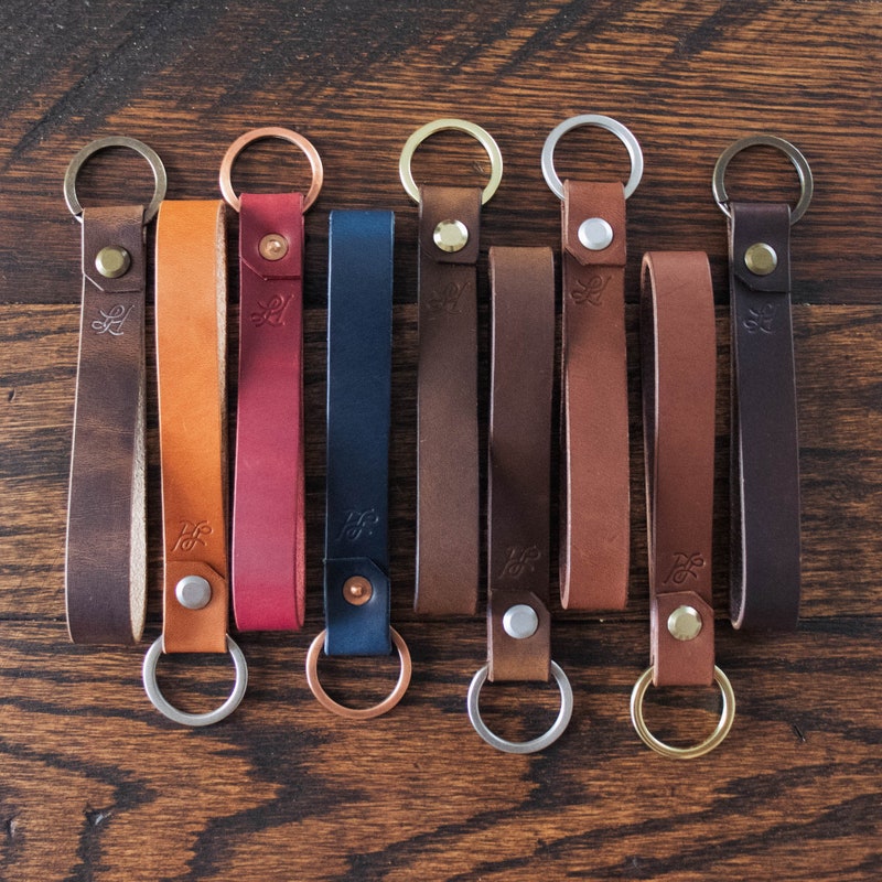 Leather Key Strap - Etsy
