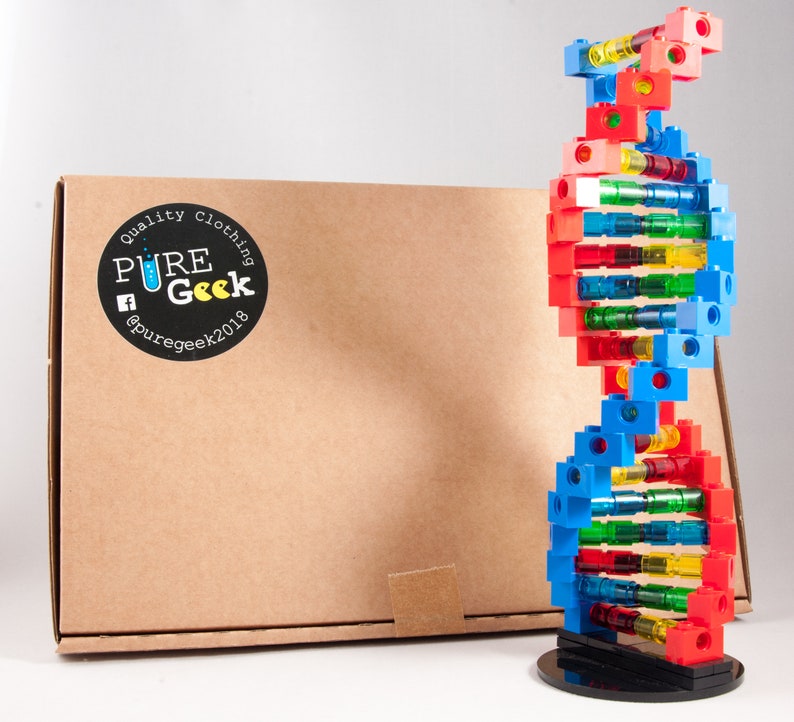 Pure Geek Deoxyribonucleic Acid DNA Building Block Model - Etsy