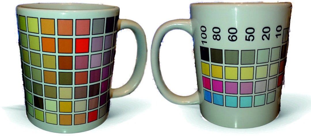 CMYK Colour Palette Mug - Etsy