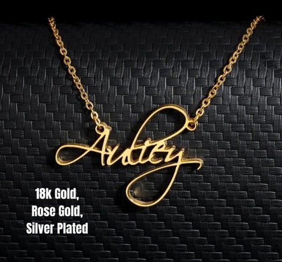Personalized Name Necklace Cursive Name Necklace Gift for - Etsy