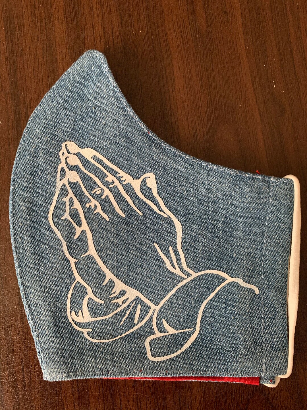 Praying Hands Face Mask - Etsy