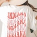 Retro Indiana Shirt, Groovy Indiana T-shirt, Indiana Vintage Wavy ...