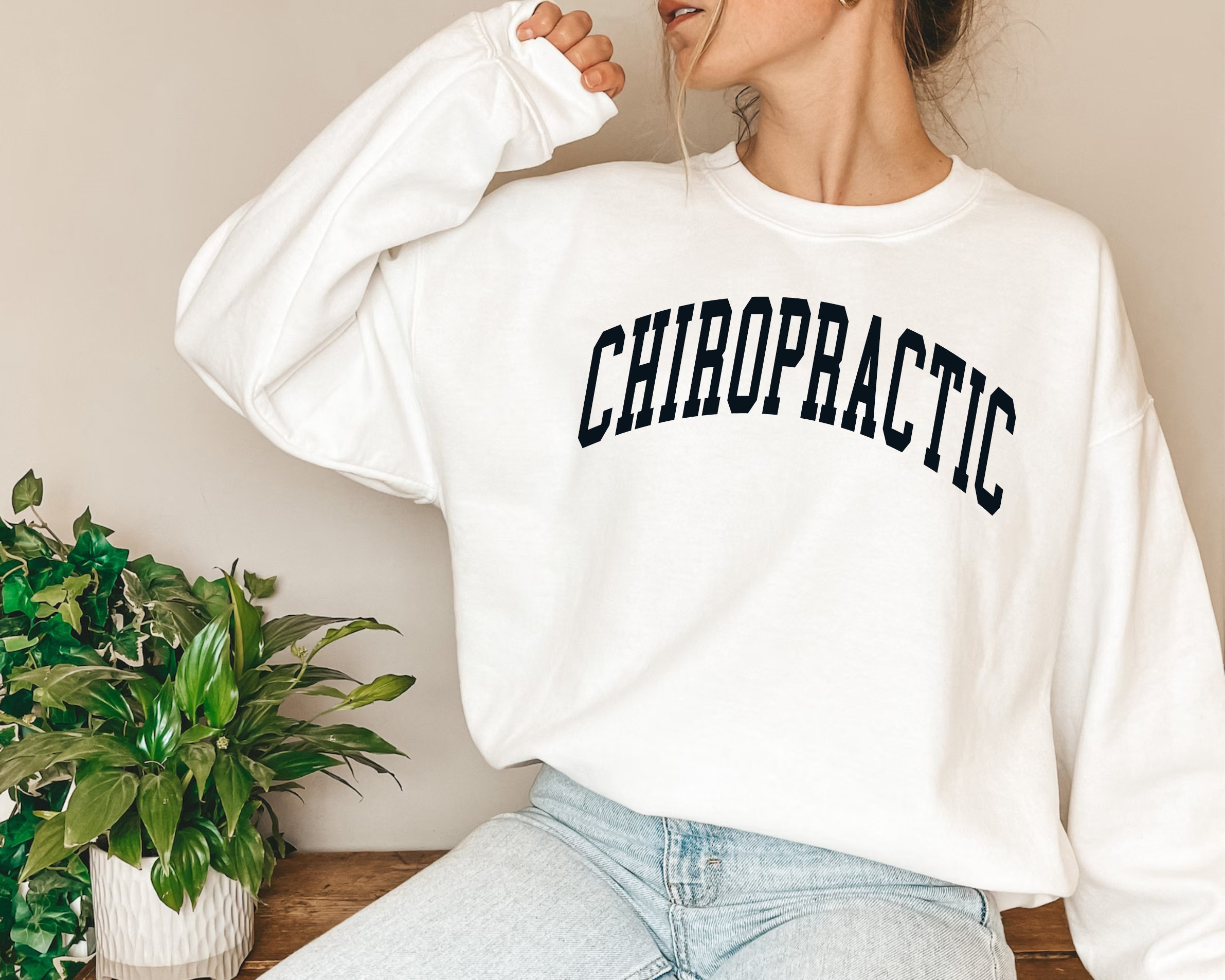 Chiropractic Sweatshirt, Chiropractor Sweater, Chiropractor Assistant ...