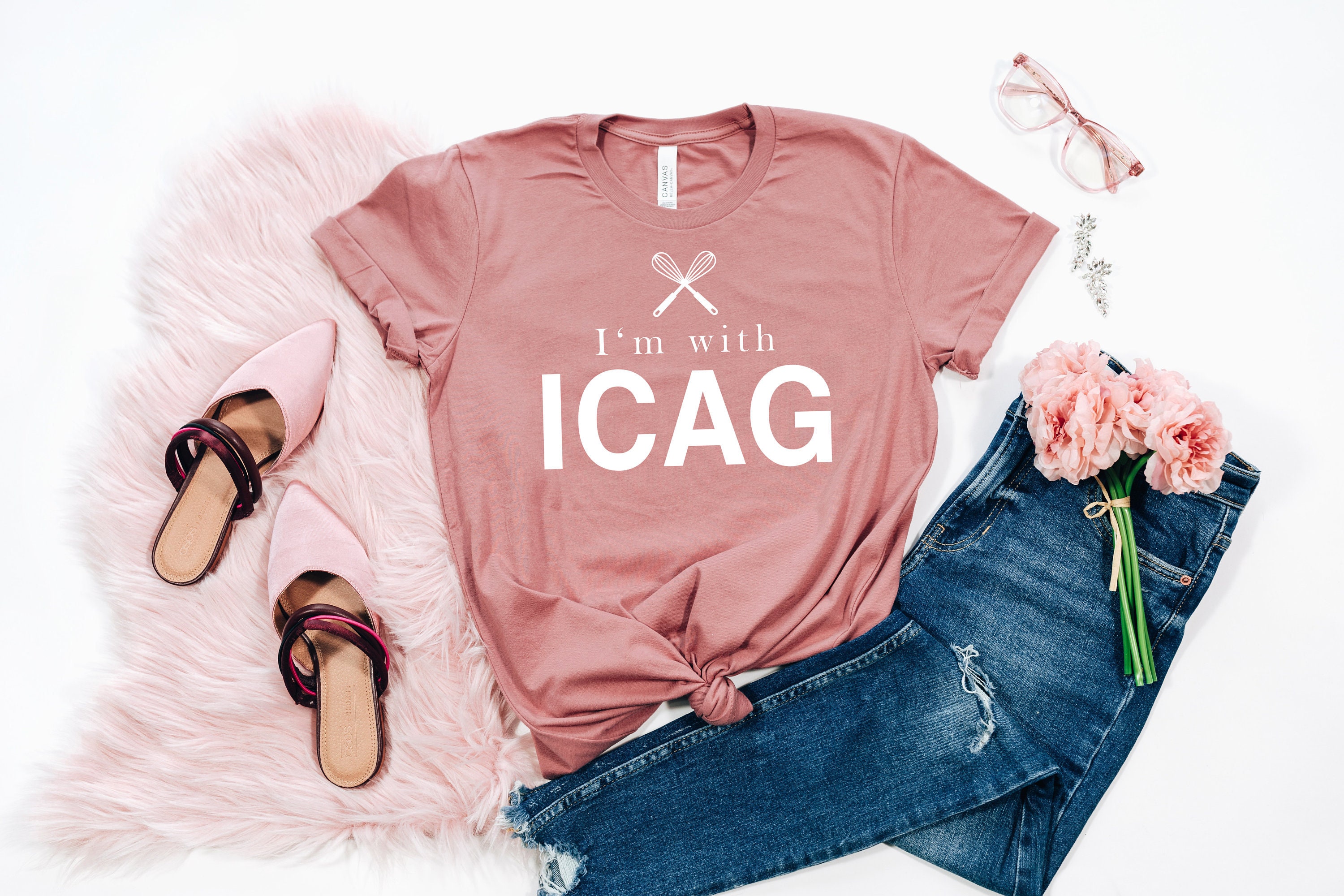 I'm With ICAG Shirt, ICAG T Shirt, Food Lover Shirt, Cooking Shirt ...
