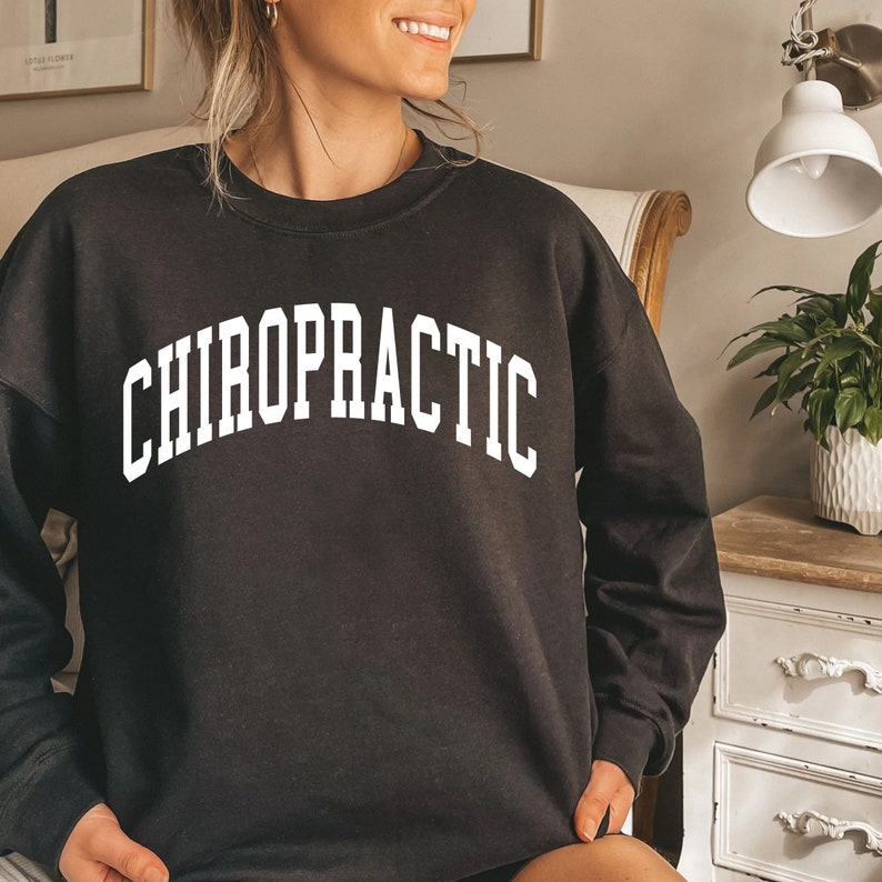 Chiropractic Sweatshirt, Chiropractor Sweater, Chiropractor Assistant ...