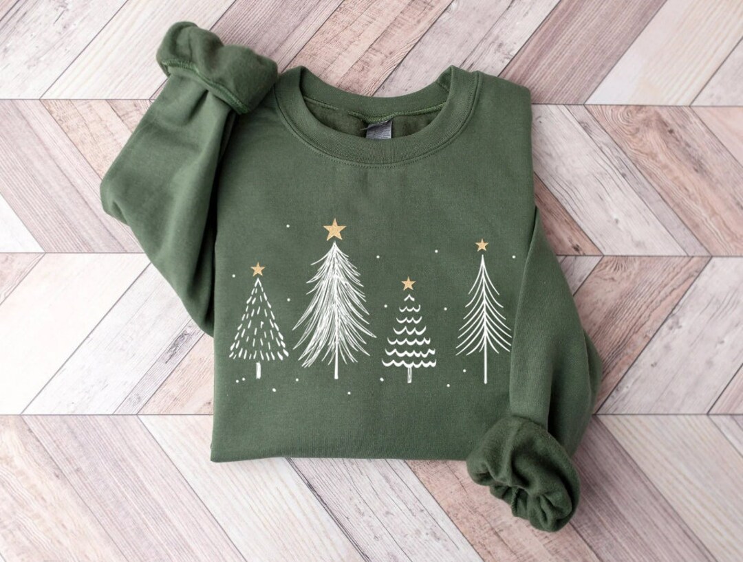 Christmas Tree Sweater, Christmas Trees, Christmas Sweater, Pine Tree ...