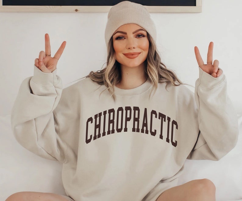 Chiropractic Sweatshirt, Chiropractor Sweater, Chiropractor Assistant ...