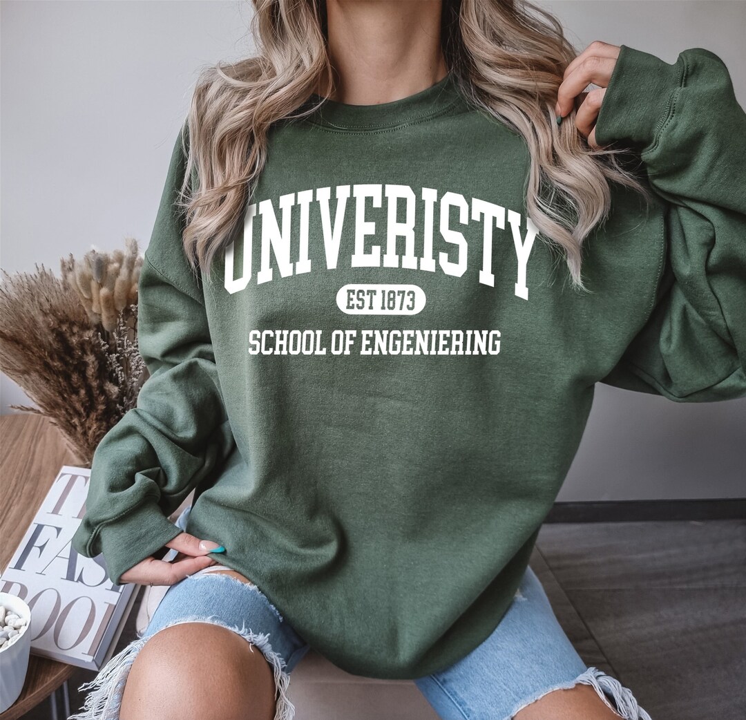 Custom College Sweatshirt, Personalized College Sweater, Customized ...