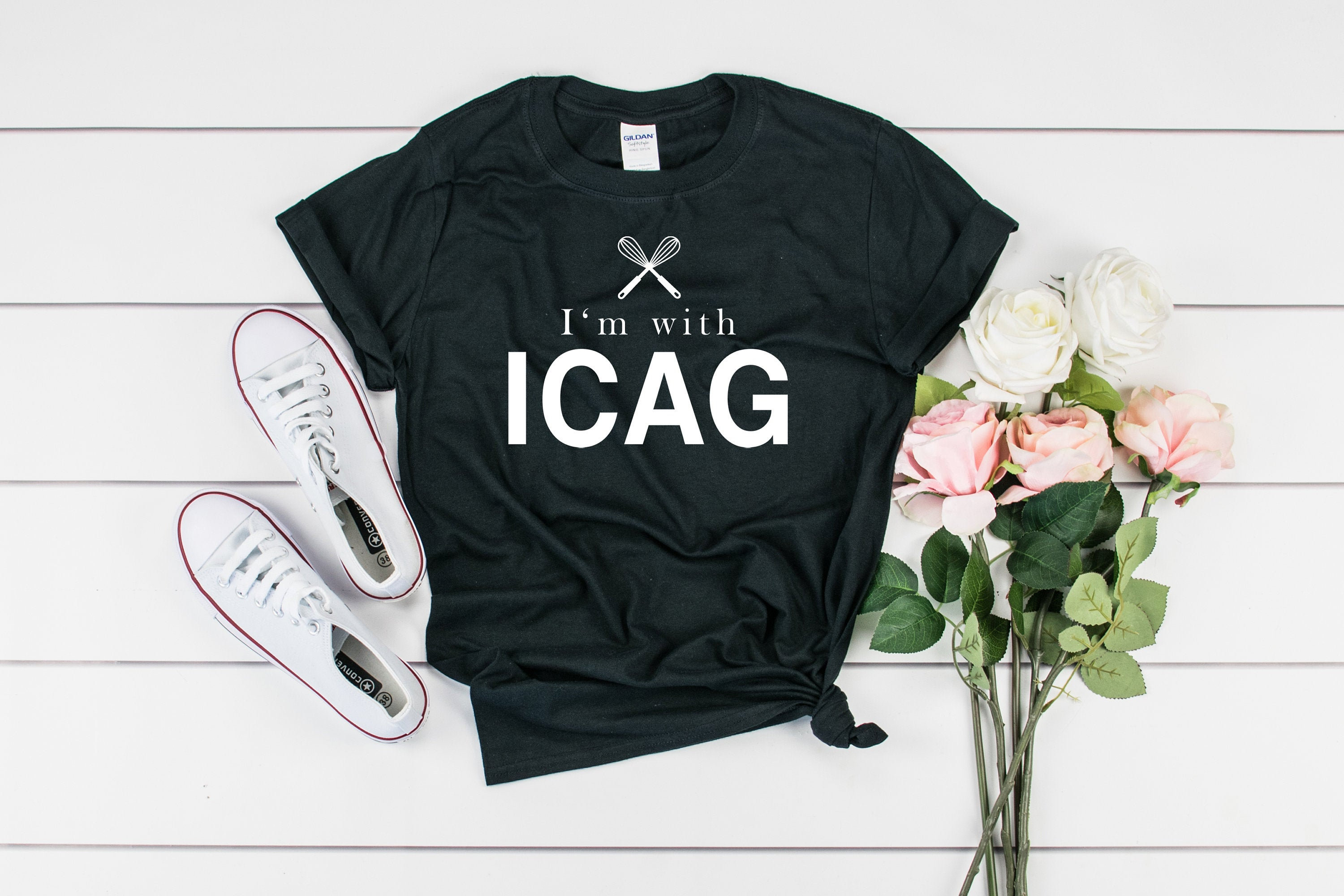 I'm With ICAG Shirt, ICAG T Shirt, Food Lover Shirt, Cooking Shirt ...
