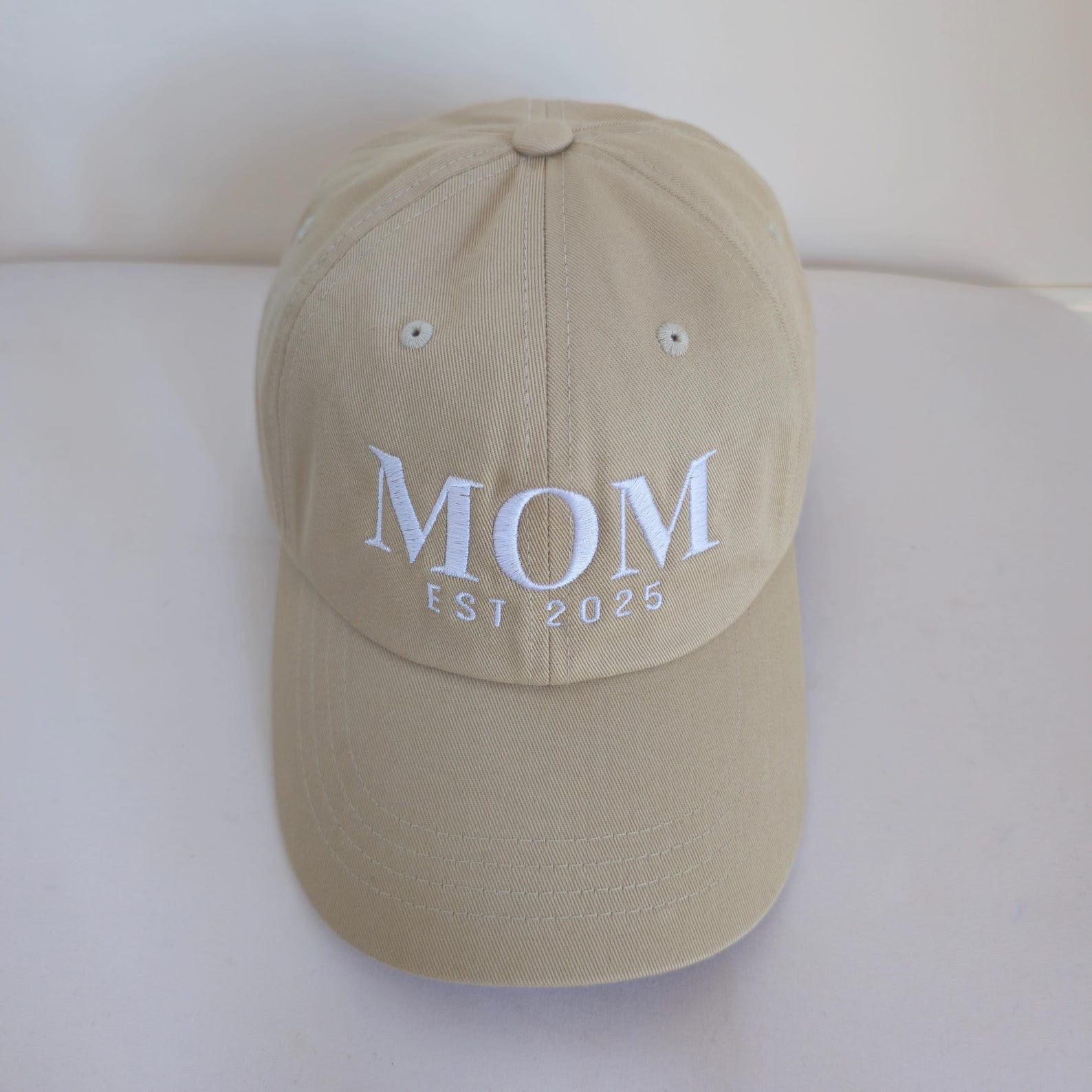 Custom Embroidered Hat Mom Est 2024, Custom Date Baseball Cap, Mothers ...