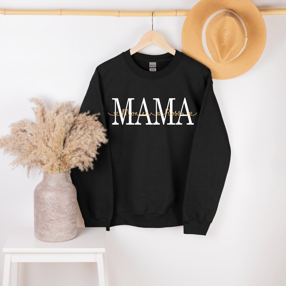 Mama Sweater Personalized Mom Shirt Kid Names Shirt Mom Gift Customized ...