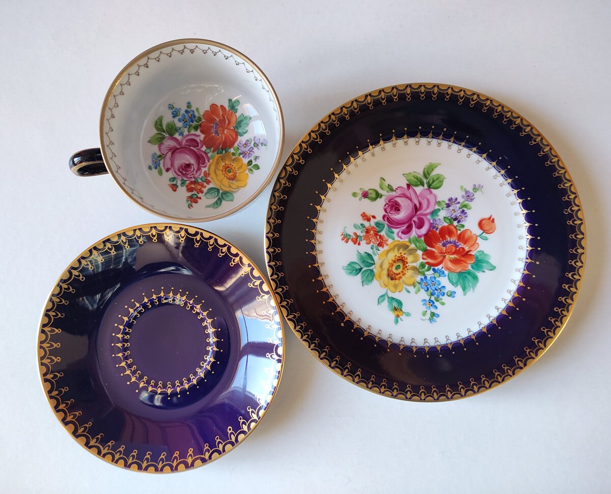 RARITY. Magnificent Rare Collector's Cup Set 3-part by - Etsy