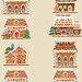 Gingerbread House Clipart: Christmas Winter SVG, AI, EPS (digital ...