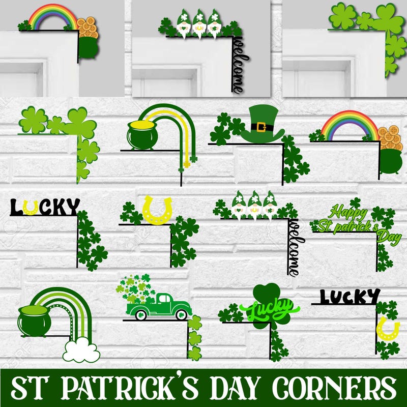 St Patrick Day Door Decor - Etsy
