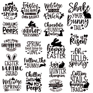 Easter Svg Quote Bundle, Easter Quotes Svg Bundle, Easter Bible Quote ...