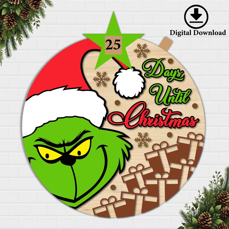 Grinch Countdown - Etsy