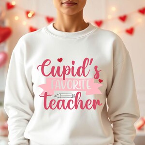 Valentine's Day Teacher SVG Bundle: Teacher Quotes, Shirt Designs ...