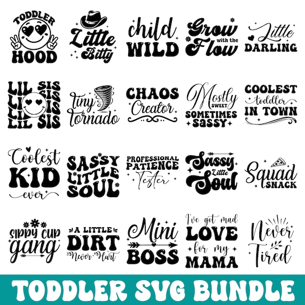 Toddler Svg - Etsy