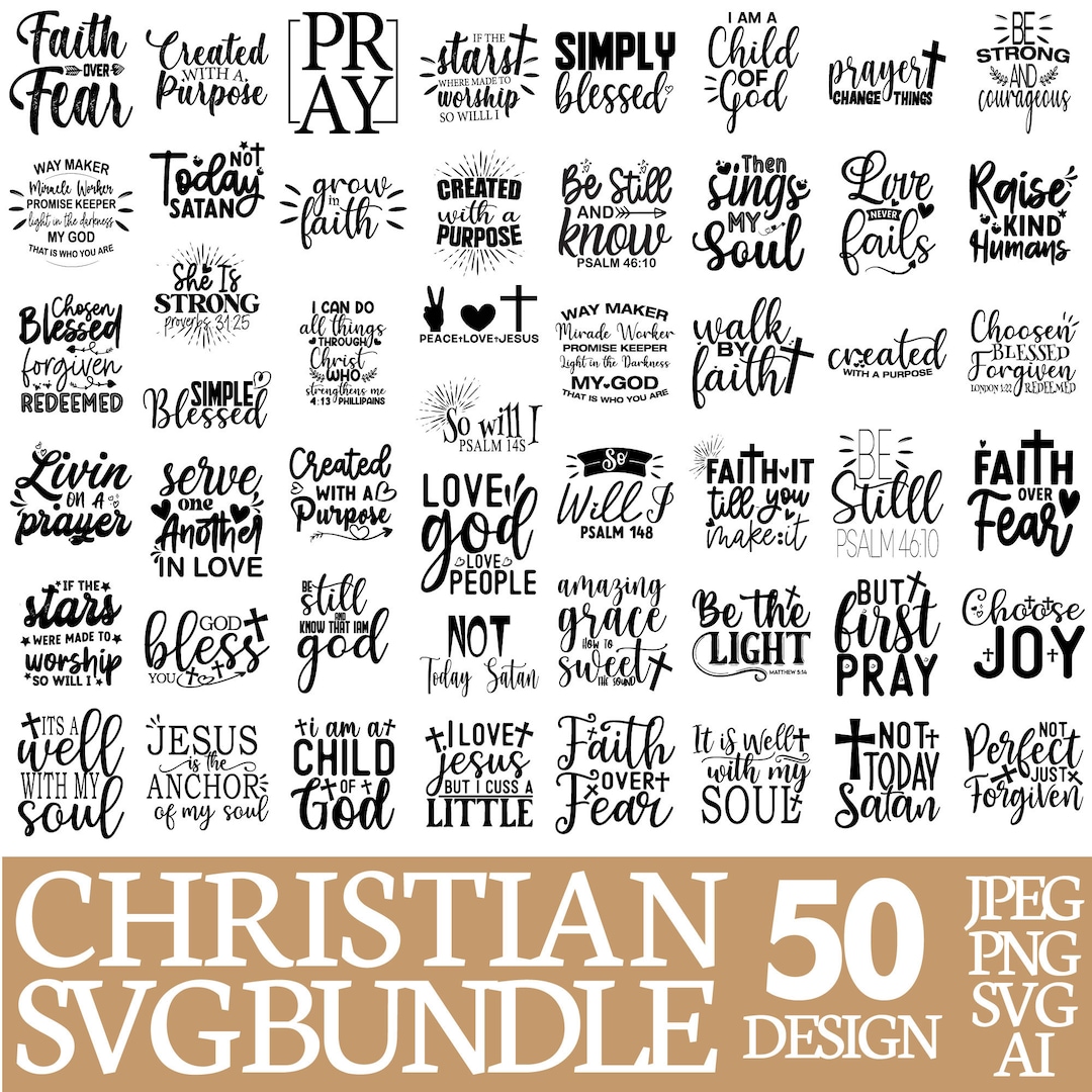 Christian Svg Bundle, Religious Svg Bundle, Scripture Svg Bundle ...