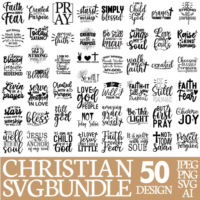 Christian Svg Bundle, Religious Svg Bundle, Scripture Svg Bundle ...