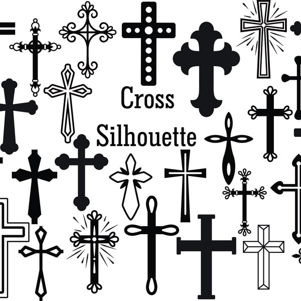 Cross Silhouette - Etsy