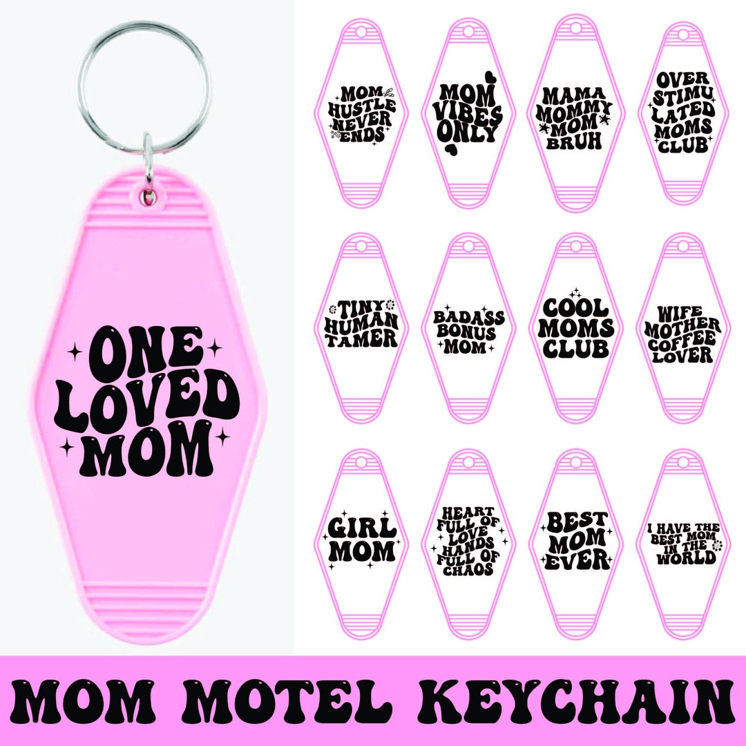 Mom Keychain Svg, Mama Motel Keychain Svg, Motel Keychain Svg, Hotel ...