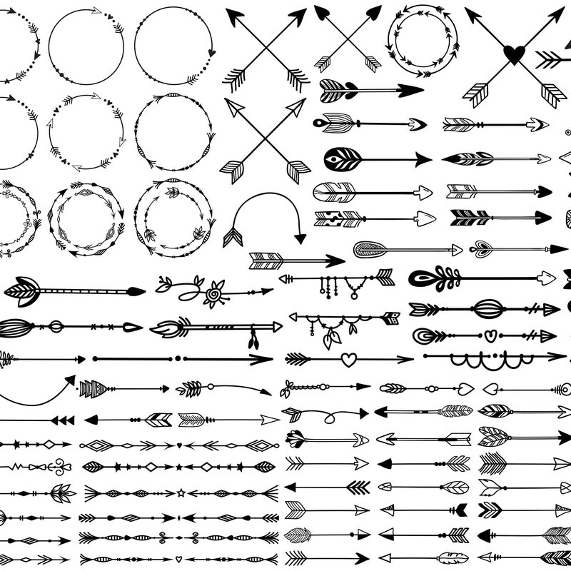 Tribal Arrow Svg - Etsy