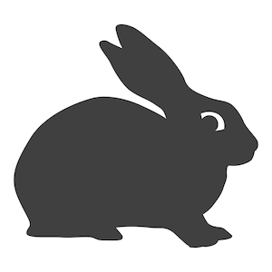 Bunny Svg Bundle, Bunny Digital Silhouette Download for Cricut, Rabbit ...