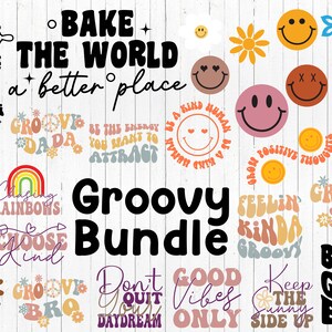 Hippie Groovy Clipart, Groovy, Retro, Hippie, Flower Power, Digital ...