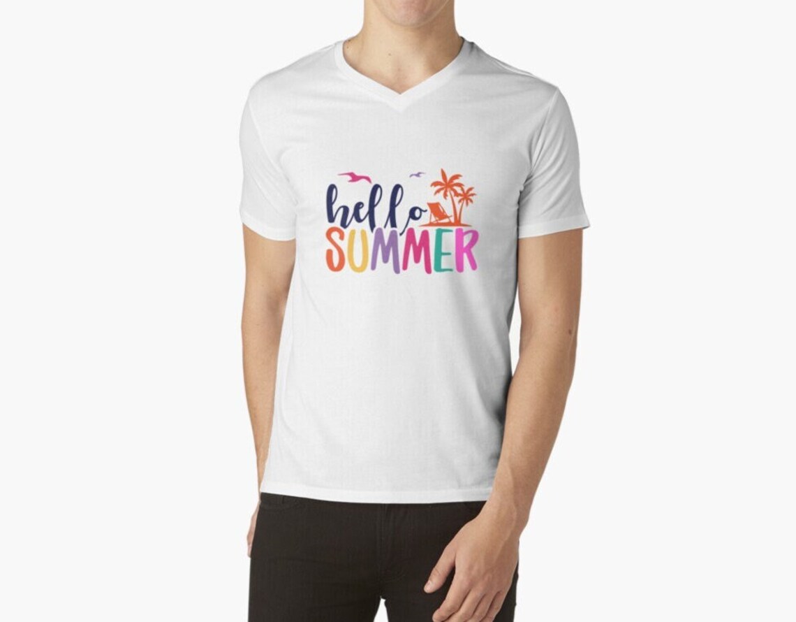 Hello Summer Svg Bundle Summer Shirt Design Art Digital - Etsy