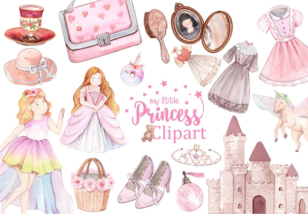 Princess Clipart Little Princess Clipart Vector , Fairy Tale Clipart ...