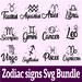 Zodiac Svg Bundle, Zodiac Sign Svg Bundle, Zodiac Signs Png, Zodiac ...