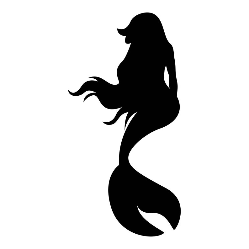 Mermaid Svg Bundle Sea Creatures Silhouette Undersea - Etsy