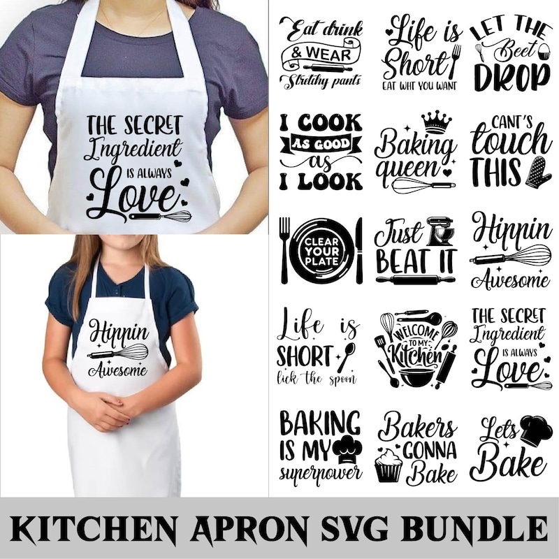Funny Apron Svg Sayings - Etsy