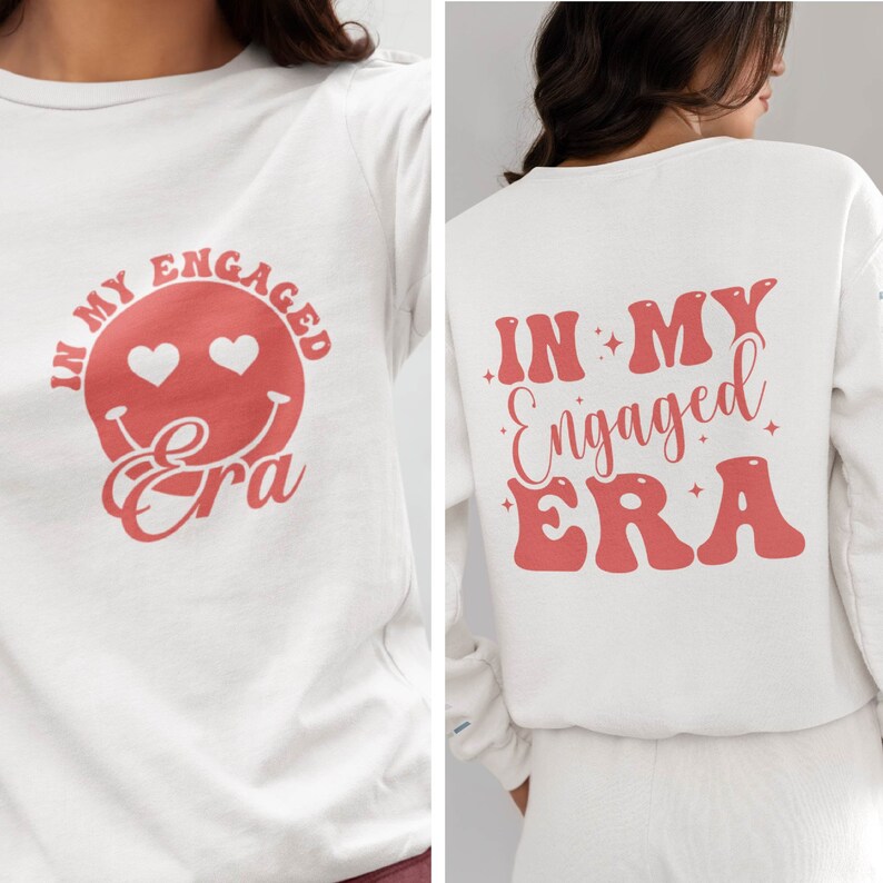 Engaged Era SVG Bundle: Bride to Be, Bachelorette Party (digital ...