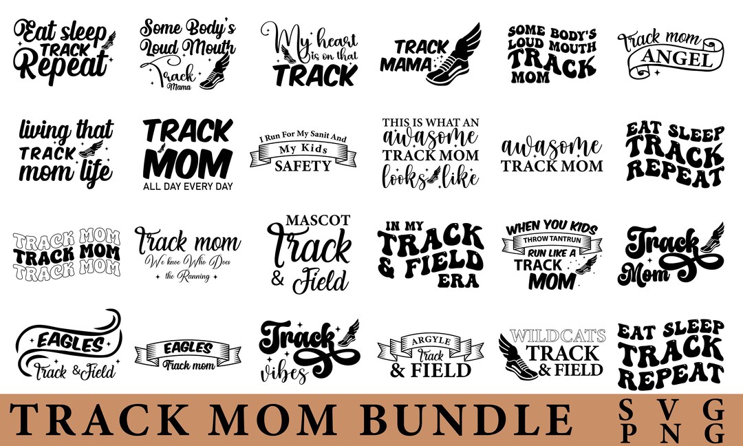 Track Mom Quotes Svg, Track Mom Svg Bundle, Track Mom Shirt, Track Mom ...