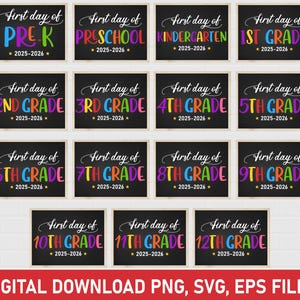 Primary School Sign Printable, Grade Level Shirt Svg Bundle, Back to ...