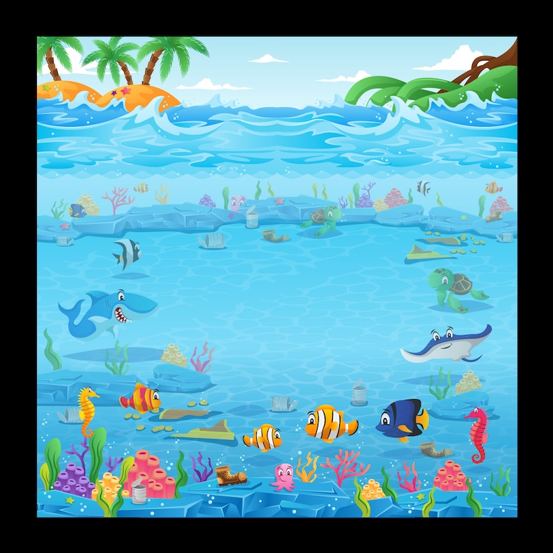 Sea life clipart Ocean Life Cliparts Ocean animals clipart | Etsy