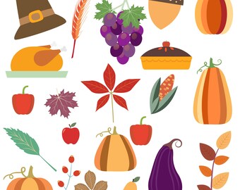 Thanksgiving SVG Bundle Instant Download Graphics Fall - Etsy