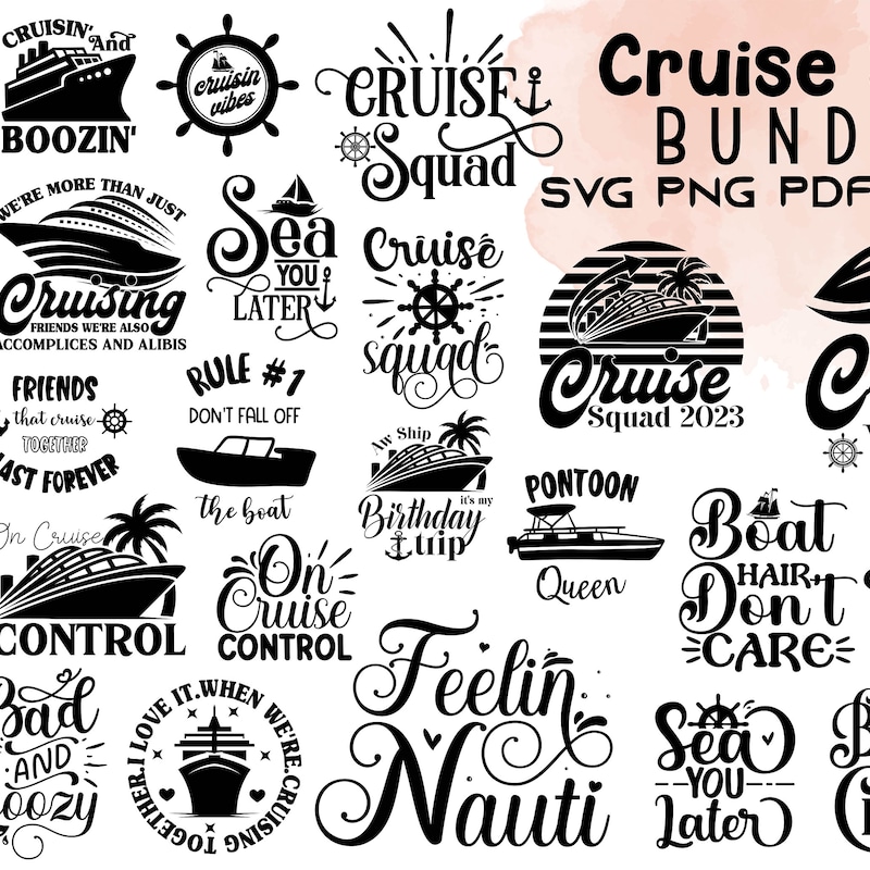 Cruise Ship Svg - Etsy