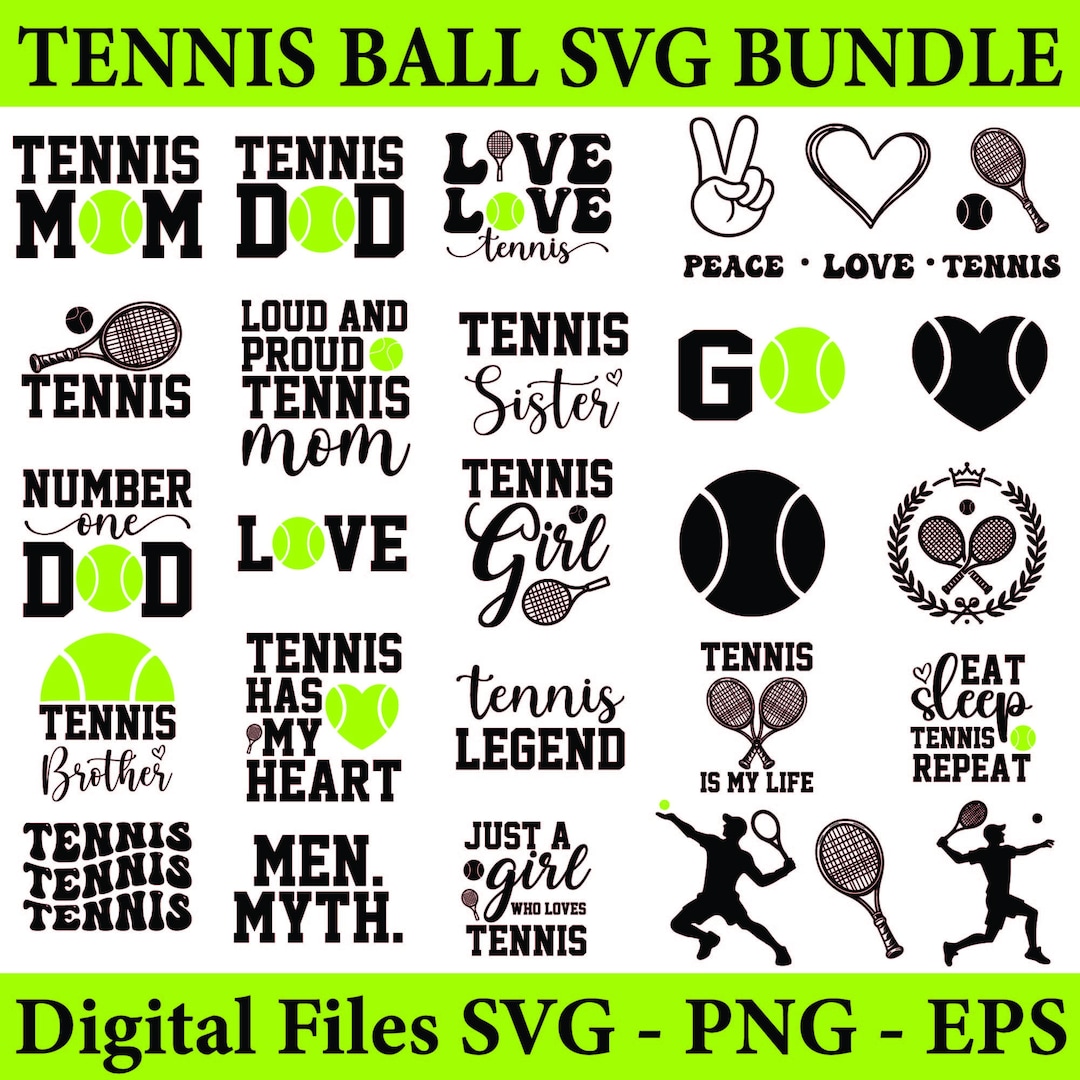 Tennis Svg, Tennis Woman Svg, Tennis Svg Png, Tennis Svg Files, Tennis ...