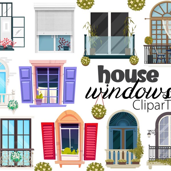 House Windows Svg - Etsy