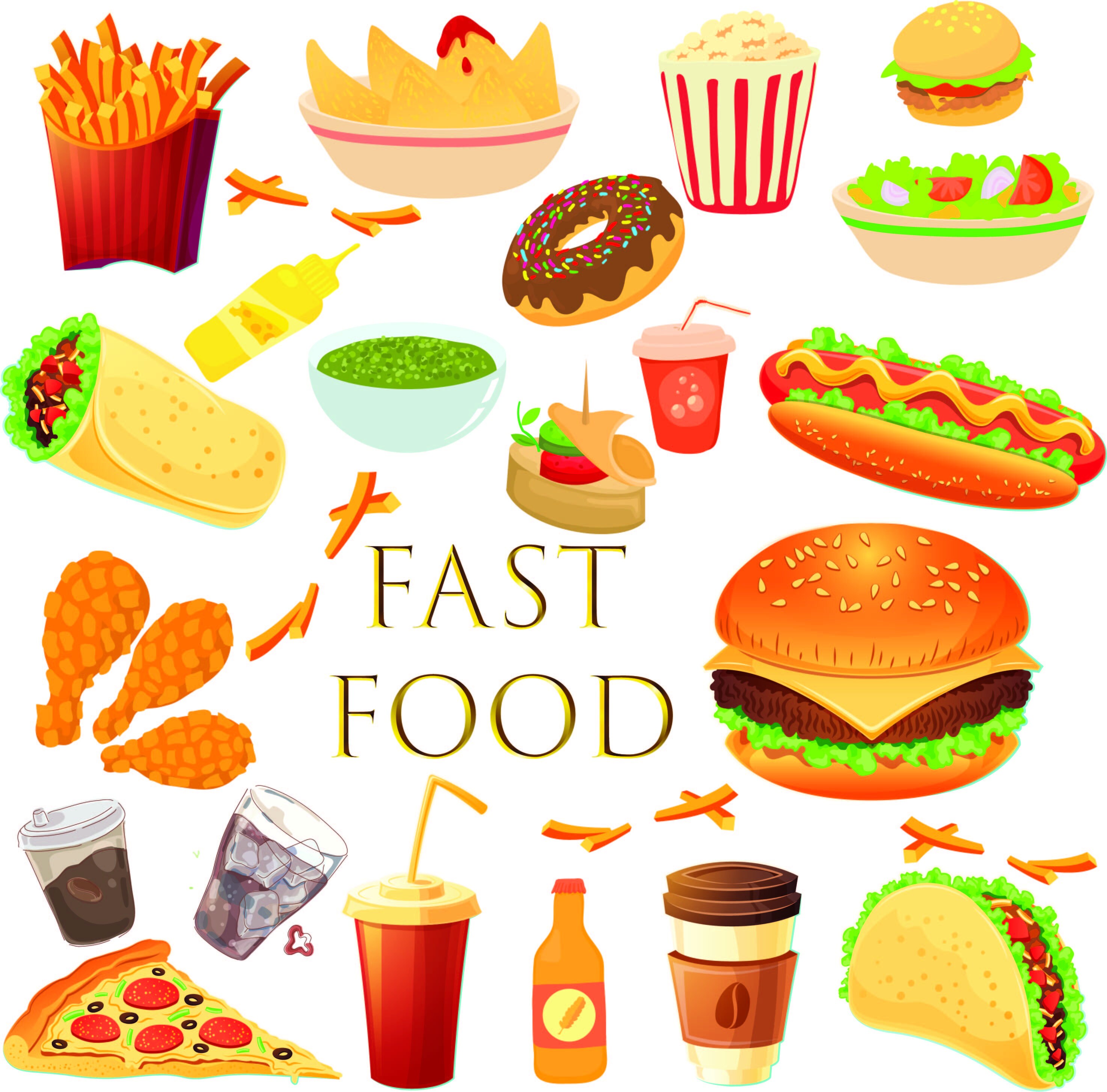 Junk Foods Clipart