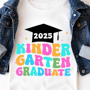 Kindergarten Graduate 2025 SVG: Cricut Cut Files - Etsy